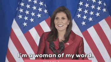 Im Nikki Haley And Im Running For President GIFs - Find & Share on GIPHY