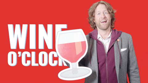Wine Time Gif By Sticker - Find & Share on GIPHY
