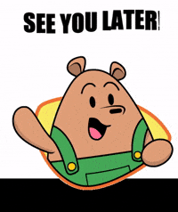 Bear Waving Goodbye Gif