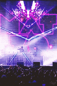 Rave Light Show Gif