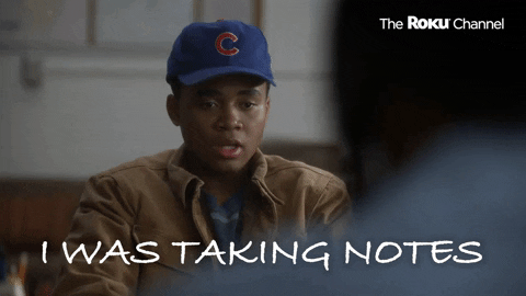 I Was Taking Notes GIFs - Get the best GIF on GIPHY