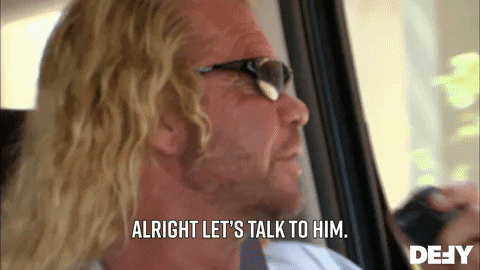 Talk To Him GIFs - Get the best GIF on GIPHY