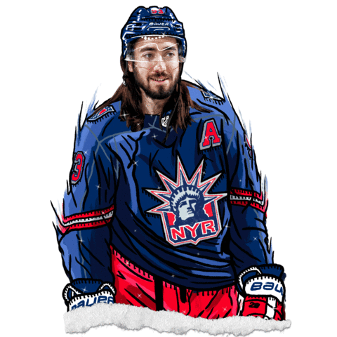 New York Hockey Sticker by New York Rangers for iOS & Android | GIPHY