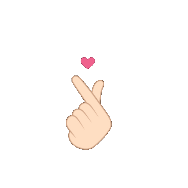 Heart Hand Sticker by LPGA for iOS & Android | GIPHY