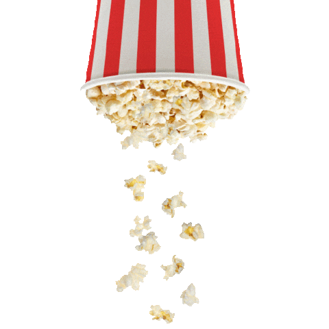 Date Night Popcorn Sticker by Ballston Quarter for iOS & Android | GIPHY