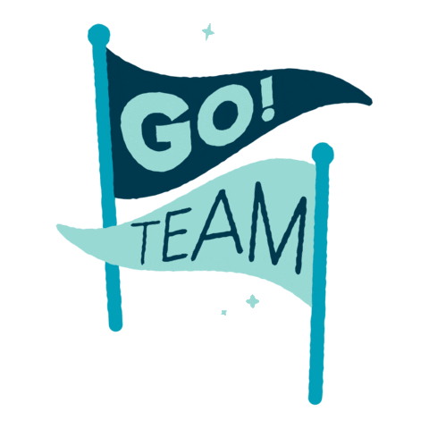 Go Team Football Sticker by Great Southern Bank for iOS & Android | GIPHY