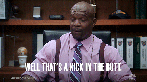 Terry Crews Kick In The Butt GIF by Brooklyn Nine-Nine - Find & Share ...