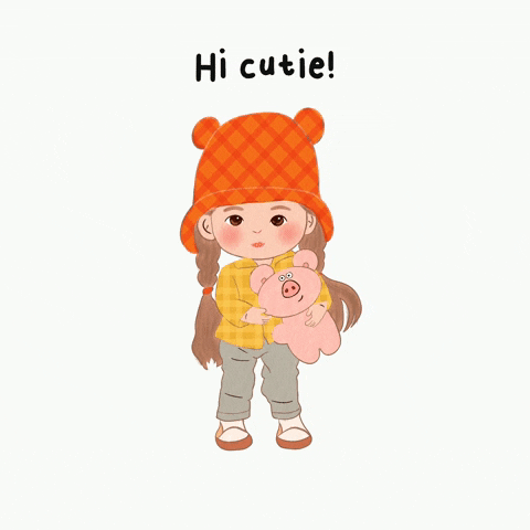 Girl Hello GIF - Find & Share on GIPHY