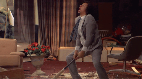 Eric Andre Baseball Bat GIF by The Eric Andre Show - Find & Share on GIPHY
