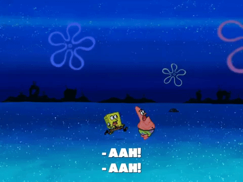 Spongebob And Patrick Hugging Gif