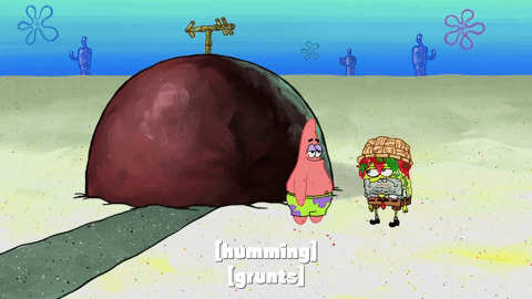 Patrick Star Rock Gif