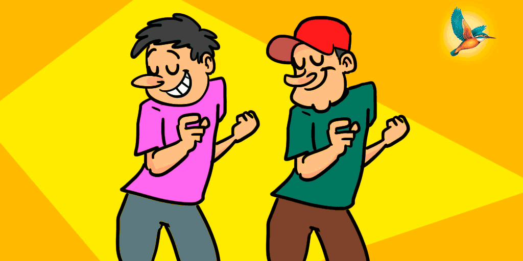 Best Friends Dancing GIF by KingfisherWorld - Find & Share on GIPHY