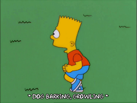 Scared Bart Simpson GIF - Find & Share on GIPHY