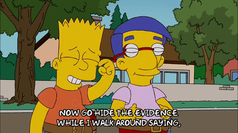 Hide-the-evidence GIFs - Get the best GIF on GIPHY
