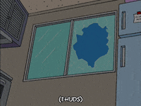 Cartoon Shatter Window