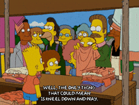 Empurrando Margaridas Ned Gif Ned Flanders Marge Simpson GIF