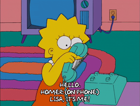 Homer On Phone GIFs - Get the best GIF on GIPHY