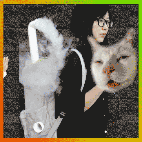 Cat Vape GIF by Njorg - Find & Share on GIPHY