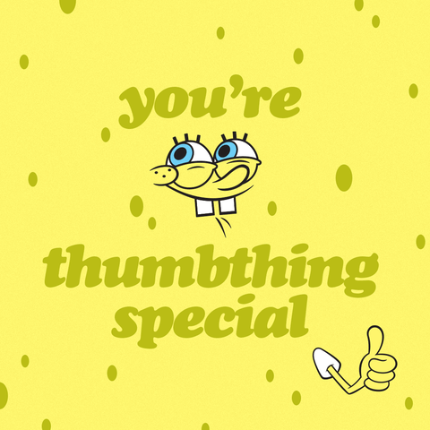 Nickelodeon Thumb GIF by SpongeBob SquarePants - Find & Share on GIPHY