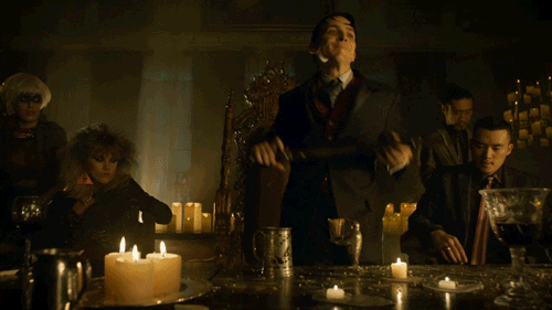 Bruce Wayne Penguin GIF by Gotham - Find & Share on GIPHY