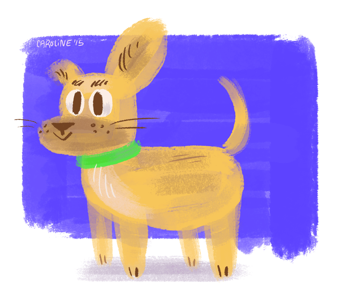 Dog Falling GIF by Caroline Director - Find & Share on GIPHY