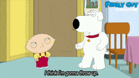 Stewie Throw Up Gif
