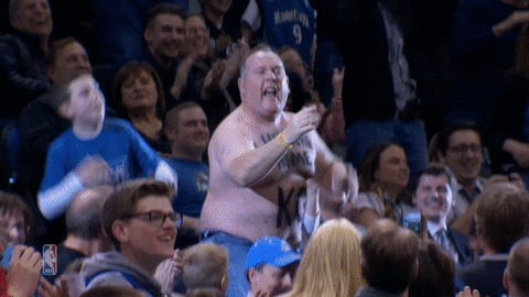 Happy Minnesota Timberwolves GIF by NBA - Find & Share on GIPHY