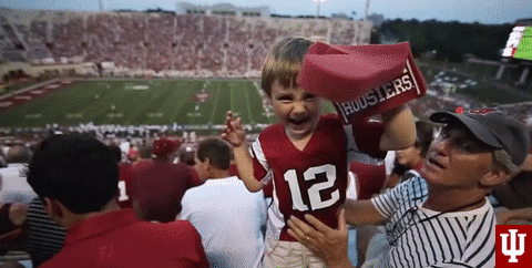 College Sports Sport GIF by Indiana Hoosiers - Find & Share on GIPHY