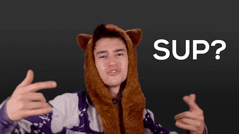 Sup GIF by Jacob Collier - Find & Share on GIPHY