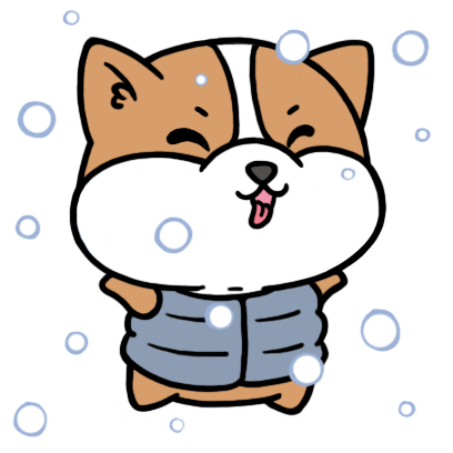 Dog Freezing Sticker By Aminal Sticker for iOS & Android | GIPHY