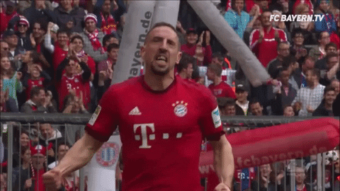 Happy Franck Ribery GIF by FC Bayern Munich - Find & Share on GIPHY