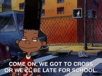 Late To Class Gif