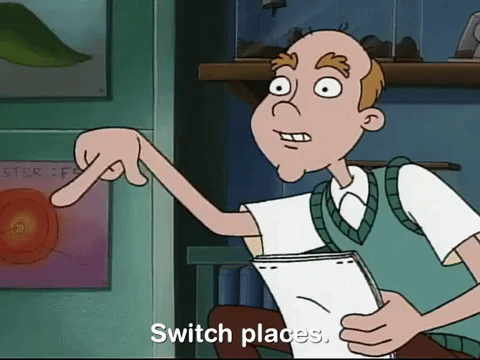 Switch Places GIFs - Get the best GIF on GIPHY
