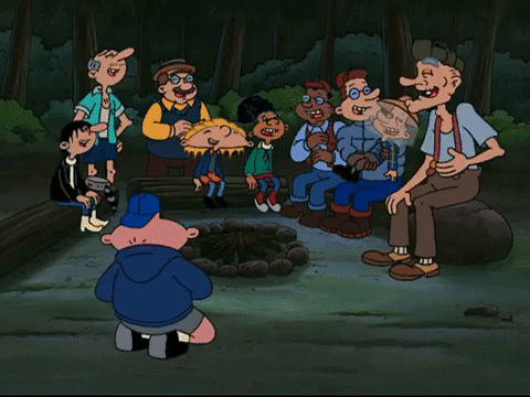 Hey Arnold Laughing GIF - Find & Share on GIPHY