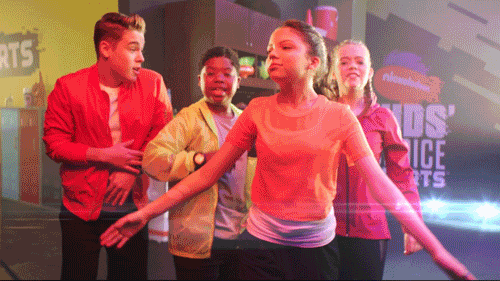 Cree Cicchino Dancing GIF by Kids Choice Sports 2017 - Find & Share on ...