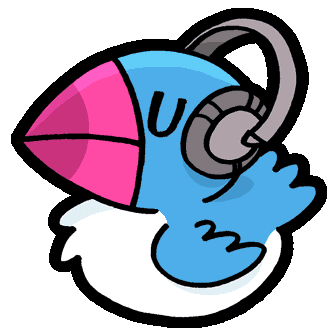 Headphones Bird GIFs - Get the best GIF on GIPHY