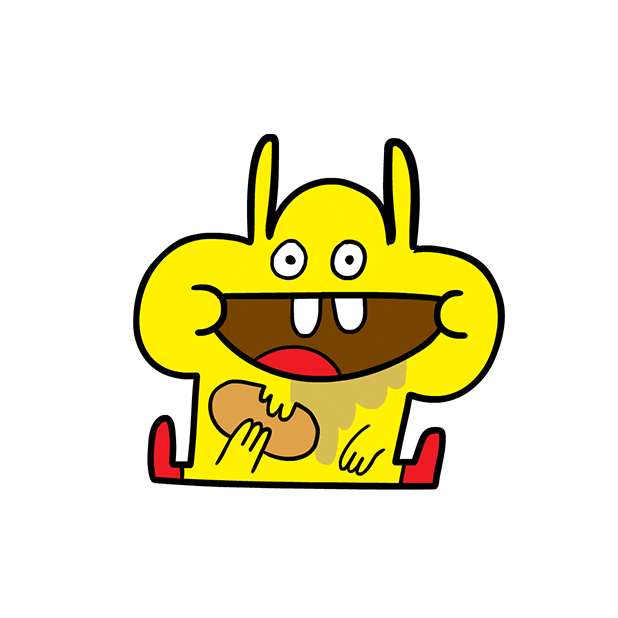 Fun Burgerworld Sticker by Jon Burgerman for iOS & Android | GIPHY