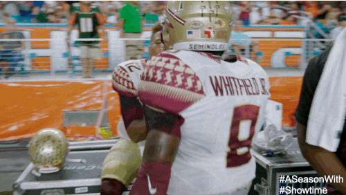 Florida State Football GIF by SHOWTIME Sports - Find & Share on GIPHY