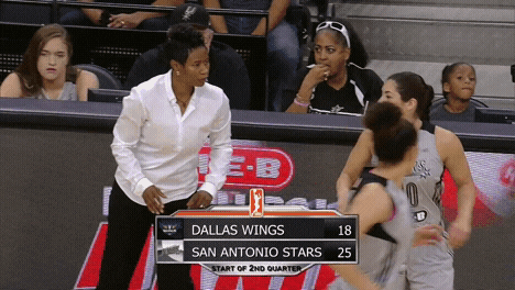 San Antonio Stars Women Playing Basketball GIF by WNBA - Find & Share ...