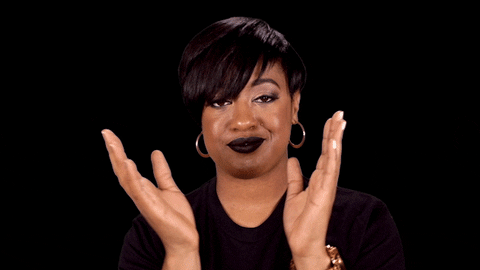 Sarcastic Clap GIF by Rapsody - Find & Share on GIPHY