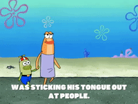 Spongebob Tongue Gif