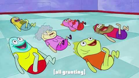 Spongebob Exercise GIFs - Get the best GIF on GIPHY