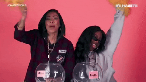 Excited Black Woman Gif