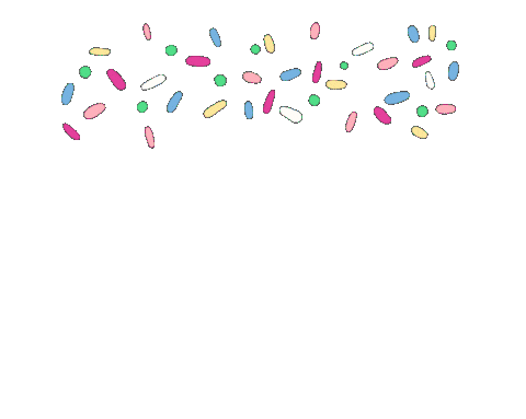 Candy Sprinkle Sticker by haenaillust for iOS & Android | GIPHY