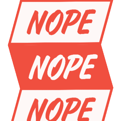 No Thanks Sticker by AUDIENCE Network for iOS & Android | GIPHY