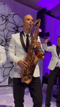 Playing Saxophone Gif