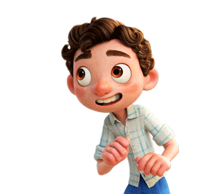 Pixar Movie Luca Sticker by Walt Disney Studios for iOS & Android | GIPHY