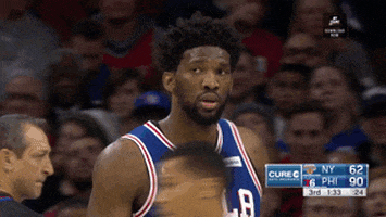 Happy Joel Embiid GIF by NBA - Find & Share on GIPHY