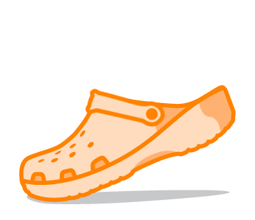 Clog Come As You Are Sticker by Crocs Shoes for iOS & Android | GIPHY