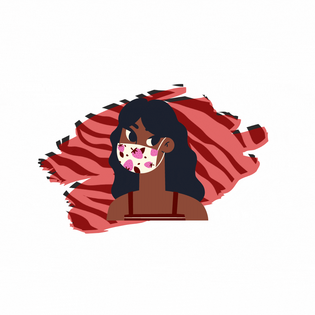 Woman Mask GIF by Dazzle4Rare - Find & Share on GIPHY